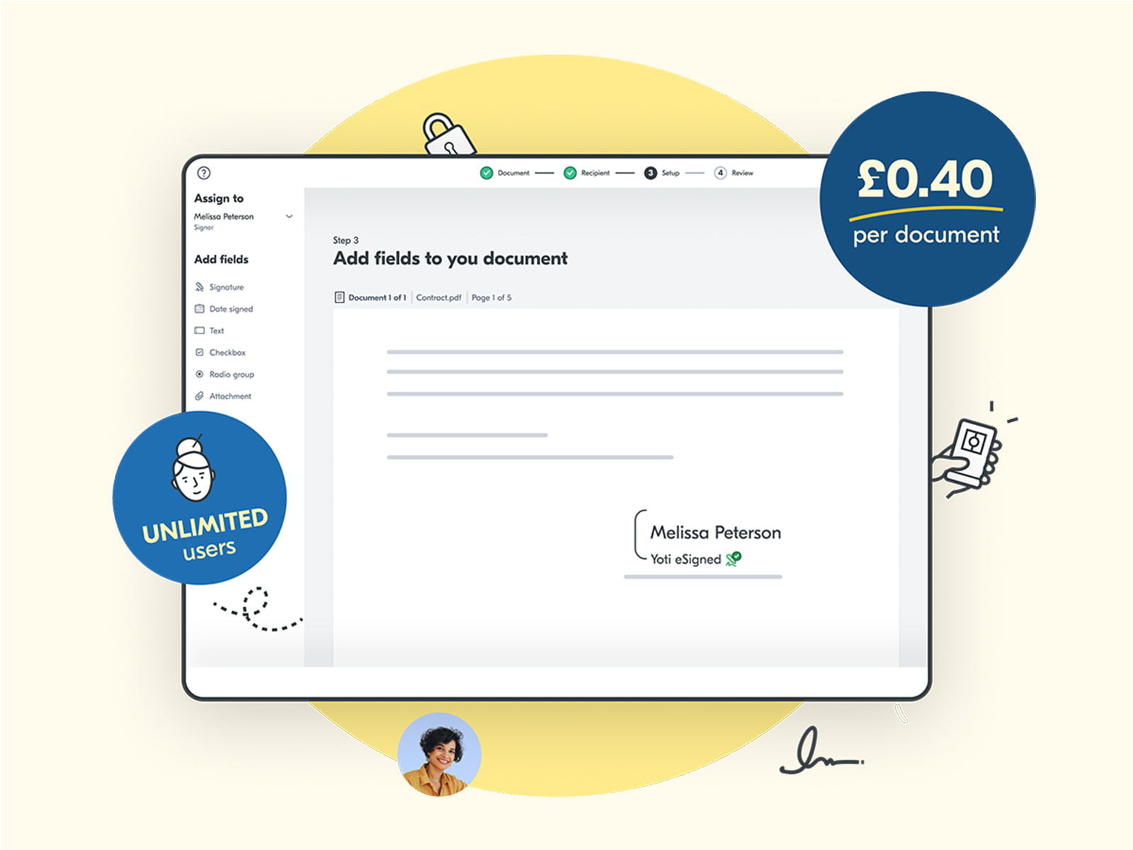 Documents signed in seconds with Yoti eSignatures • Yoti